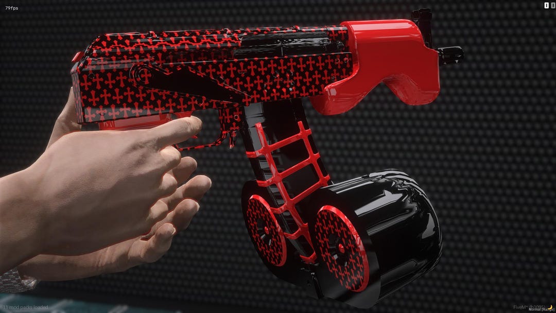 Red Cross Camo Draco | Fivem Ready | 150 Round Drum | Optimized | Lore ...