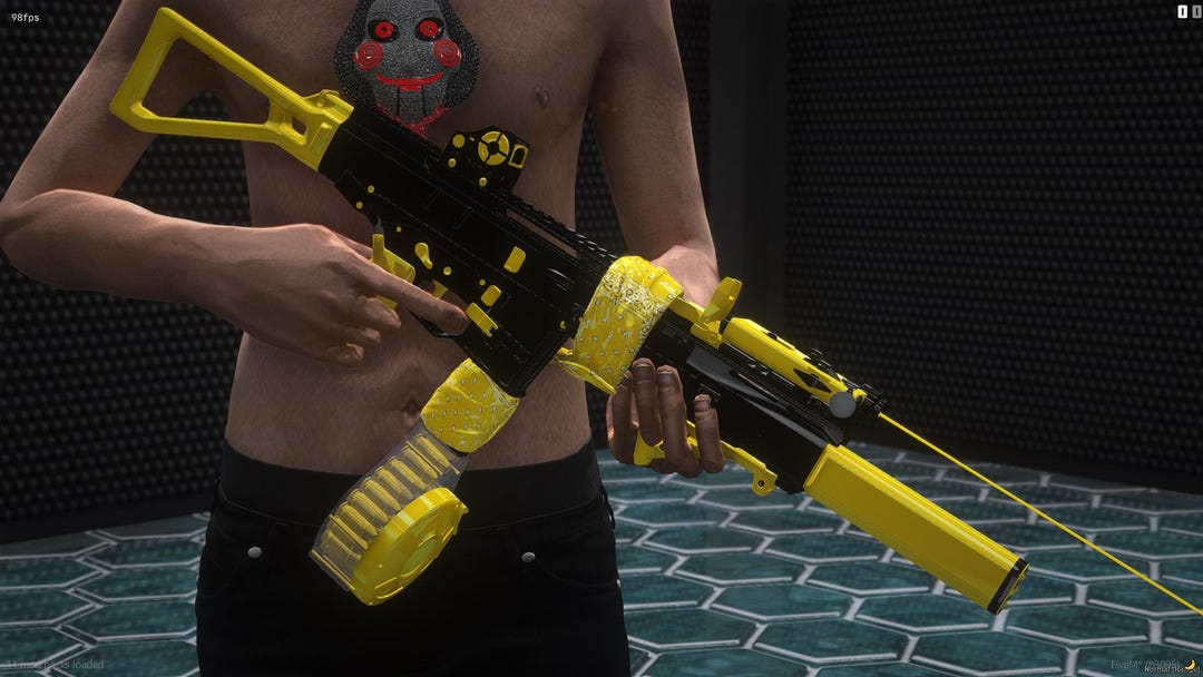 Fivem Custom Gang SMG Yellow | Fivem Ready | Optimized | Lore Friendly ...