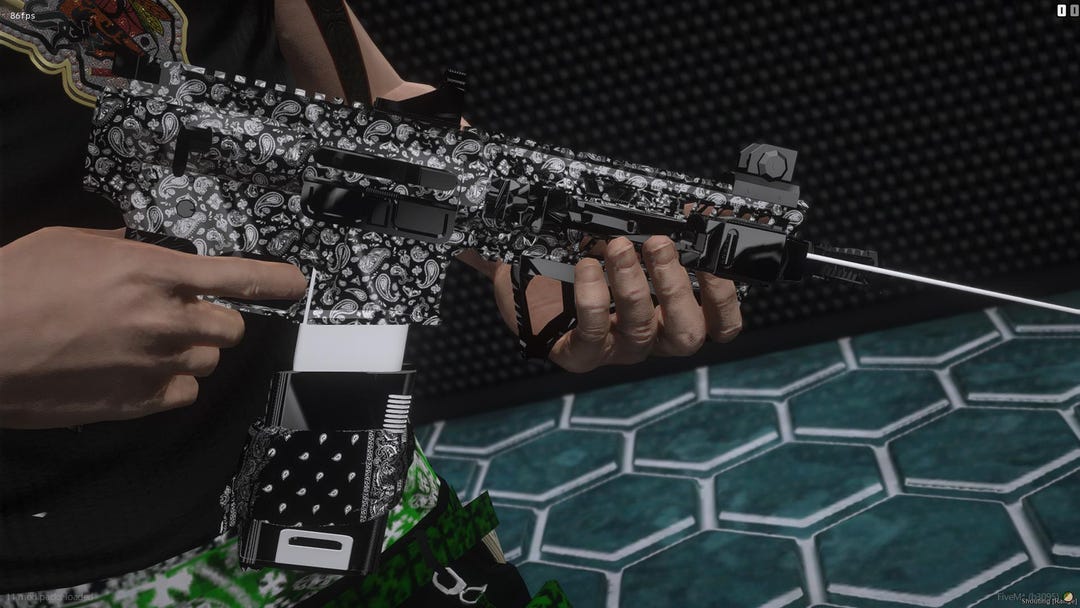Fivem Custom Black Gang AR | Fivem Ready | Optimized | Lore Friendly ...