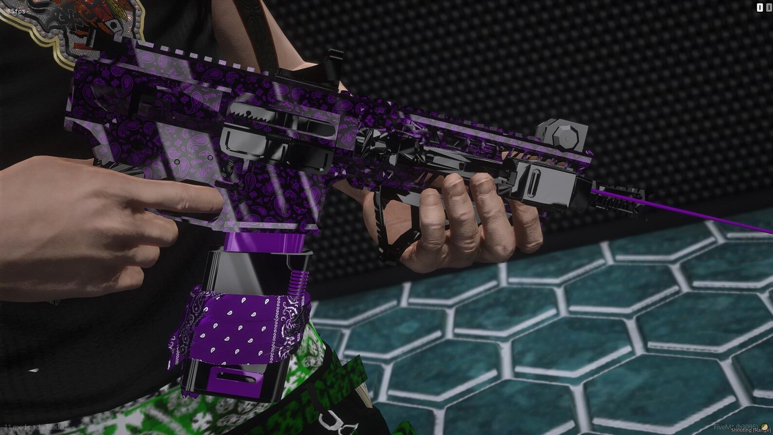 Custom Purple Gang AR | Fivem Ready | Optimized | Lore Friendly | High ...