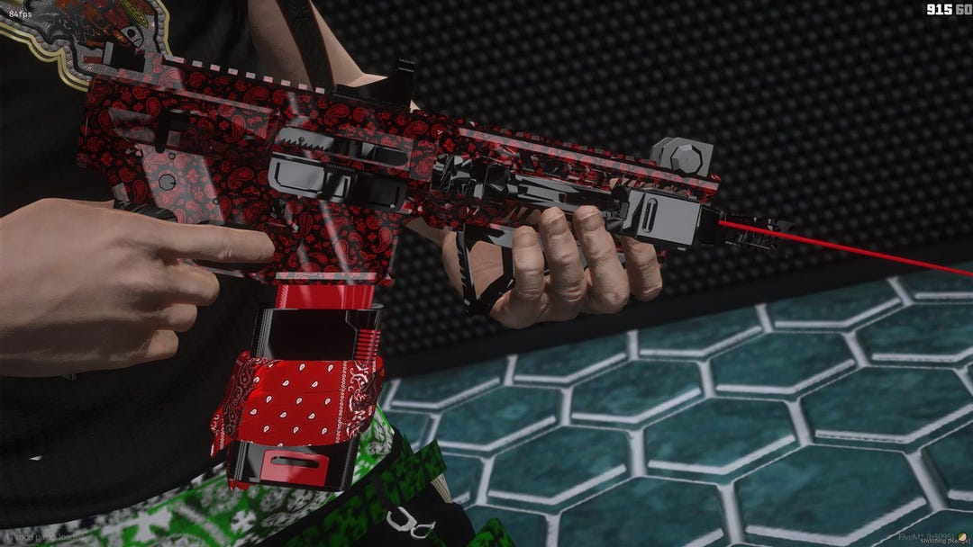Fivem Custom Red Gang AR | Fivem Ready | Optimized | Lore Friendly ...