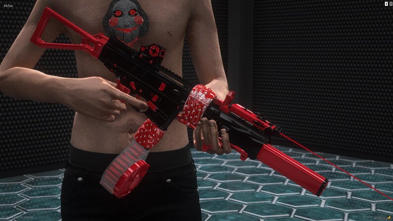 Fivem Custom Gang SMG Red | Fivem Ready | Optimized | Lore Friendly ...