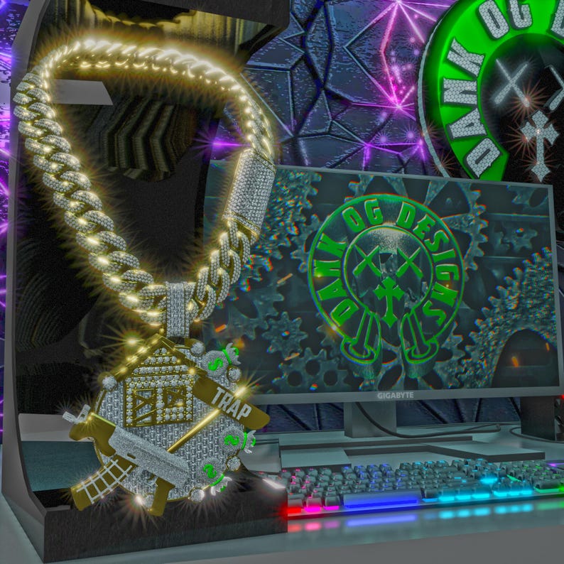 Fivem Custom Male Trap Chain | Fivem Ready | Optimized | Lore Friendly ...