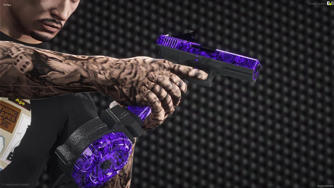 FiveM Purple Graffiti G20 / FiveM Ready / Optimizado / Compatible con ...