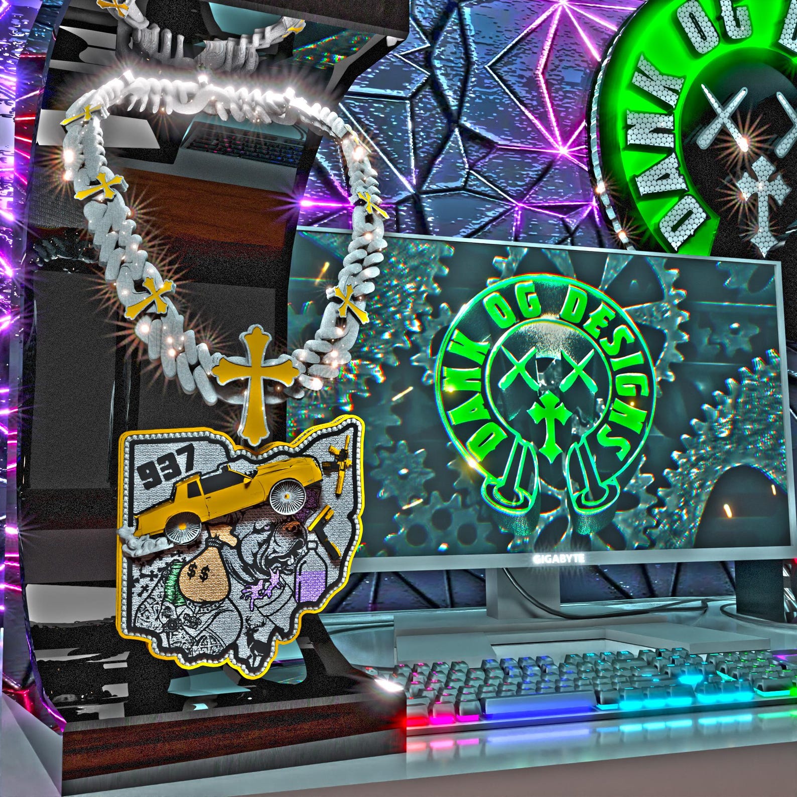 Custom Male Ohio Chain | Fivem Ready | Optimized | Lore Friendly | High ...