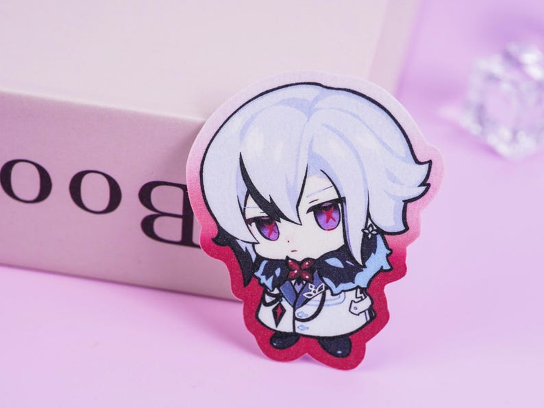Genshin Impact Fatui Harbinger Waterproof Sticker Set - Chibi Faction ...