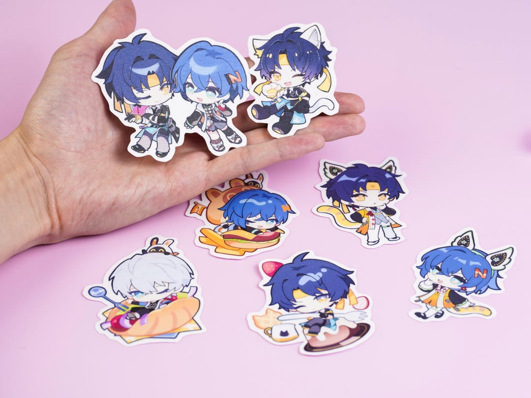 Zenless Zone Zero Harumasa Chibi Waterproof Stickers - Anime Fandom ...