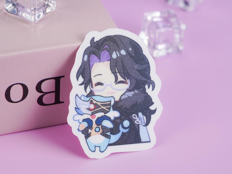 Genshin Impact Fatui Harbingers Sticker Pack | Pantalone & Dottore ...