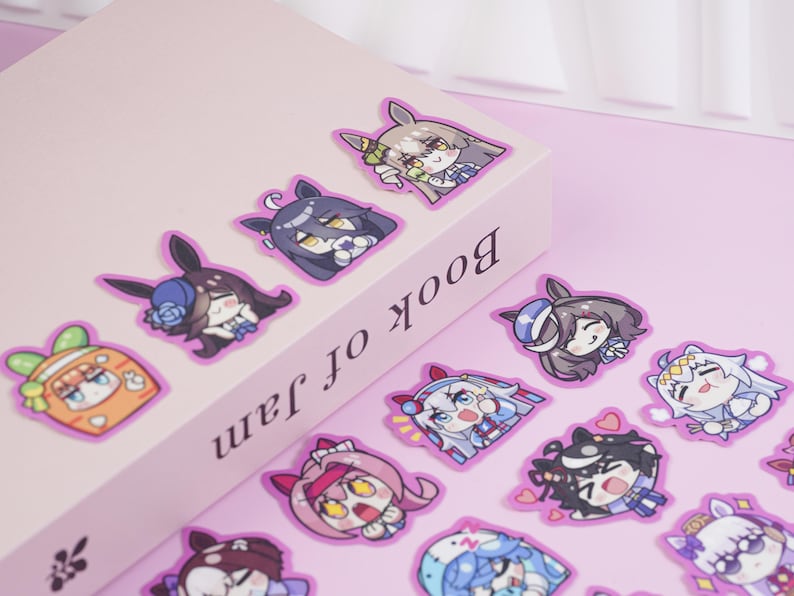 Umamusume Pretty Derby Stickers: Cute Chibi Horse Girl Decals (set of ...