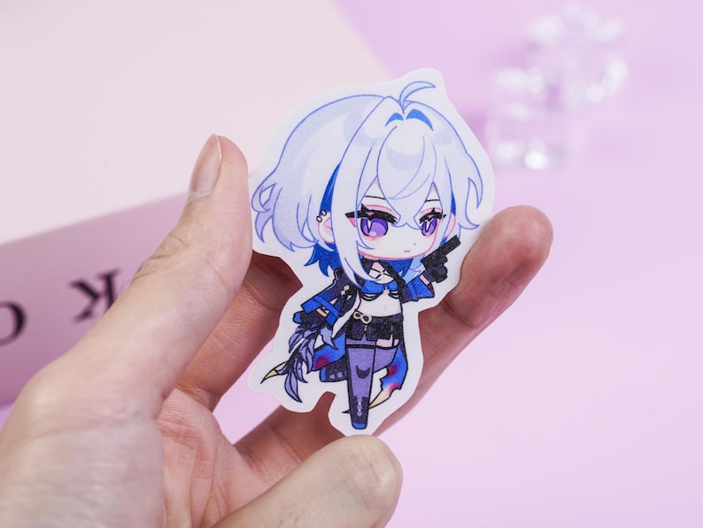 Wuthering Waves Chibi Sticker Set - Cantarella, Phrolova, Galbrena, Qiu ...