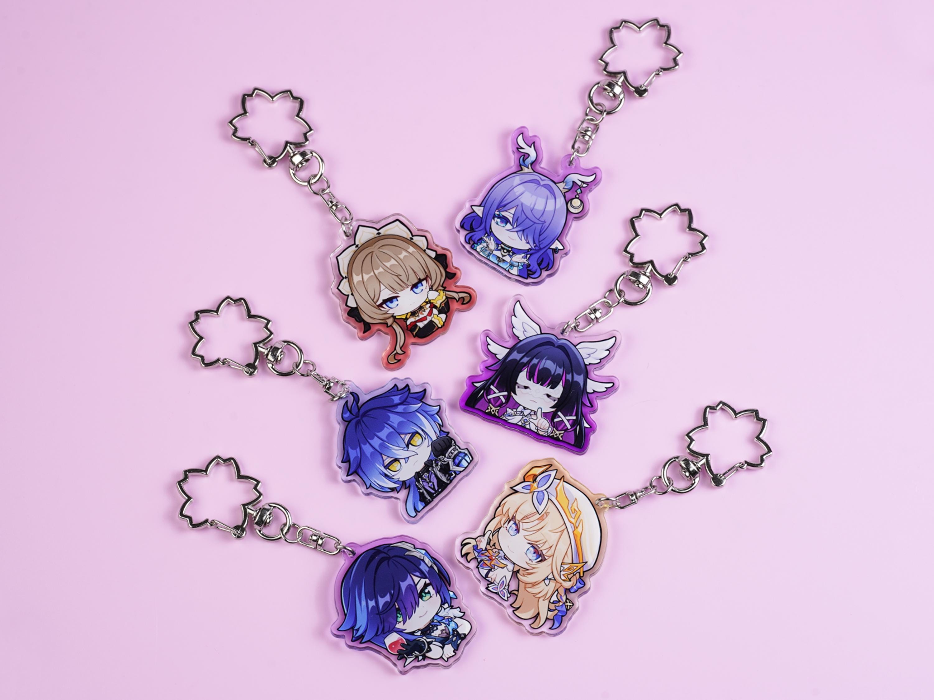 Genshin Impact Acrylic Keychains - Sandrone, Lauma, Nicolereeyn ...
