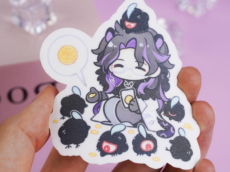Genshin Impact Fatui Harbingers Sticker Pack | Pantalone & Dottore ...