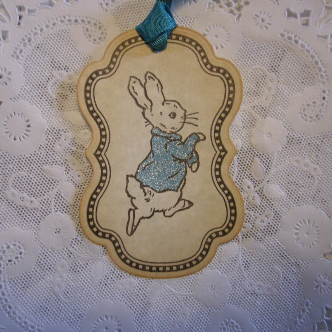 Peter Rabbit Baby Shower Tag / Party Favor Tag / Baby Shower Gift Tag ...