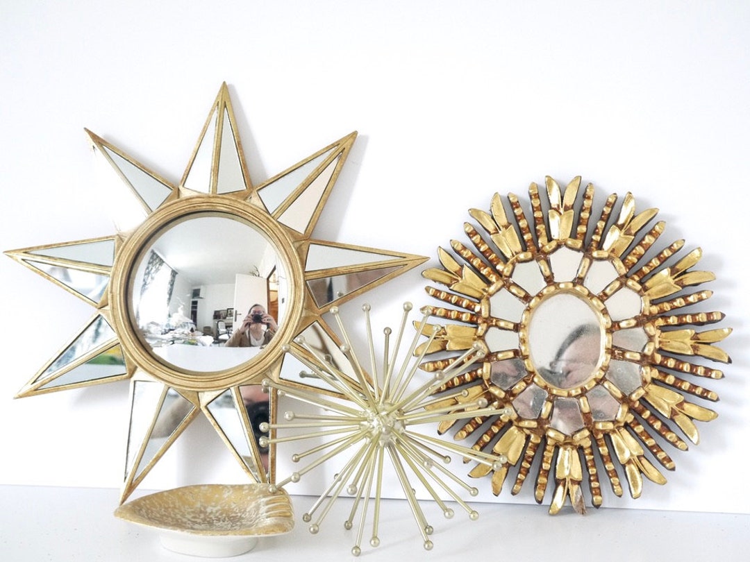 Vintage Starburst Mirror - Etsy
