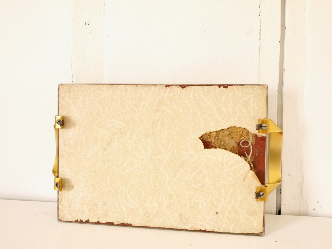 French Vintage Mirror Serving Tray Art Deco Mid Century 1950s | Etsy