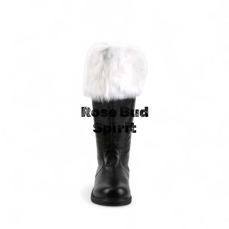Leather Santa Claus Boots - Etsy