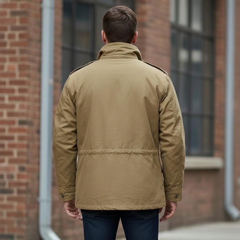 Men’s Tactical Cotton Field Jacket – M65 Vintage Army Style Utility ...