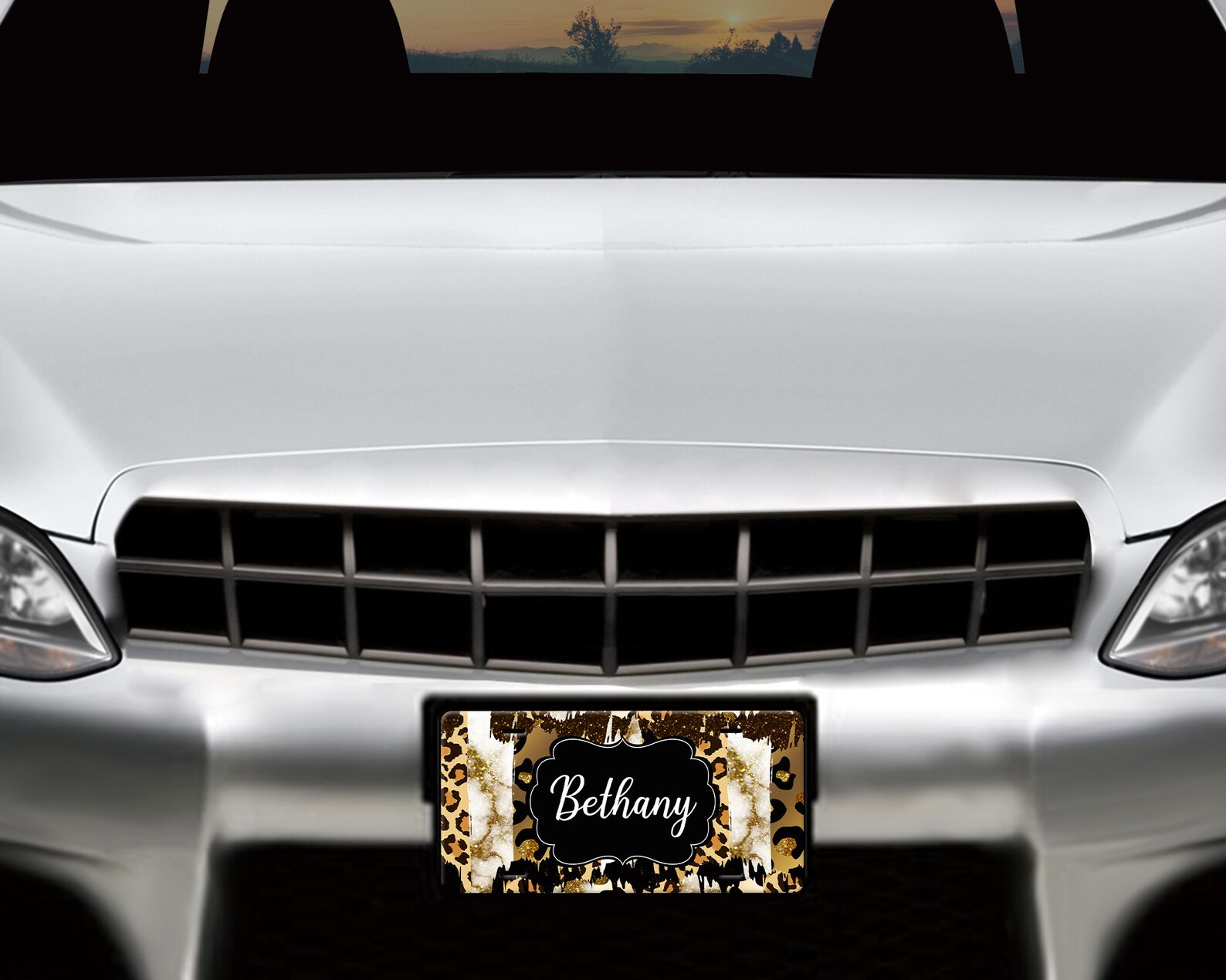 Personalized License Plate First Name Car Plate Front Car Etsy