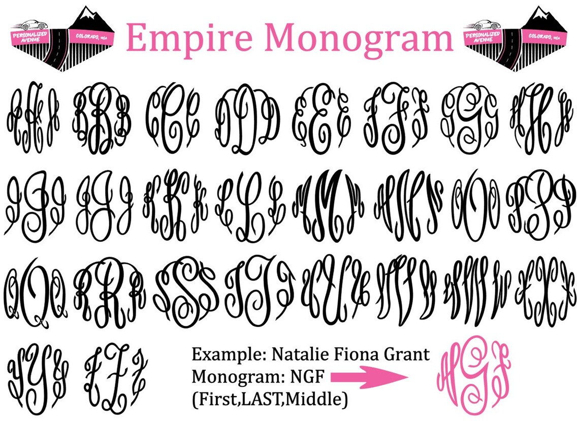Personalized License Plate Monogrammed Car Tag Front License - Etsy