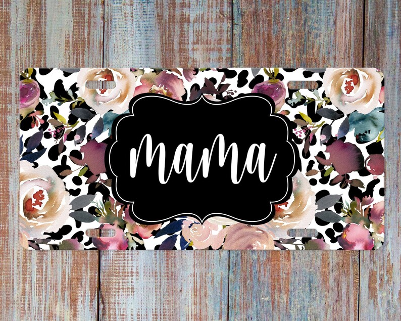 Mama License Plate Front Car Tag License Plate for Women - Etsy