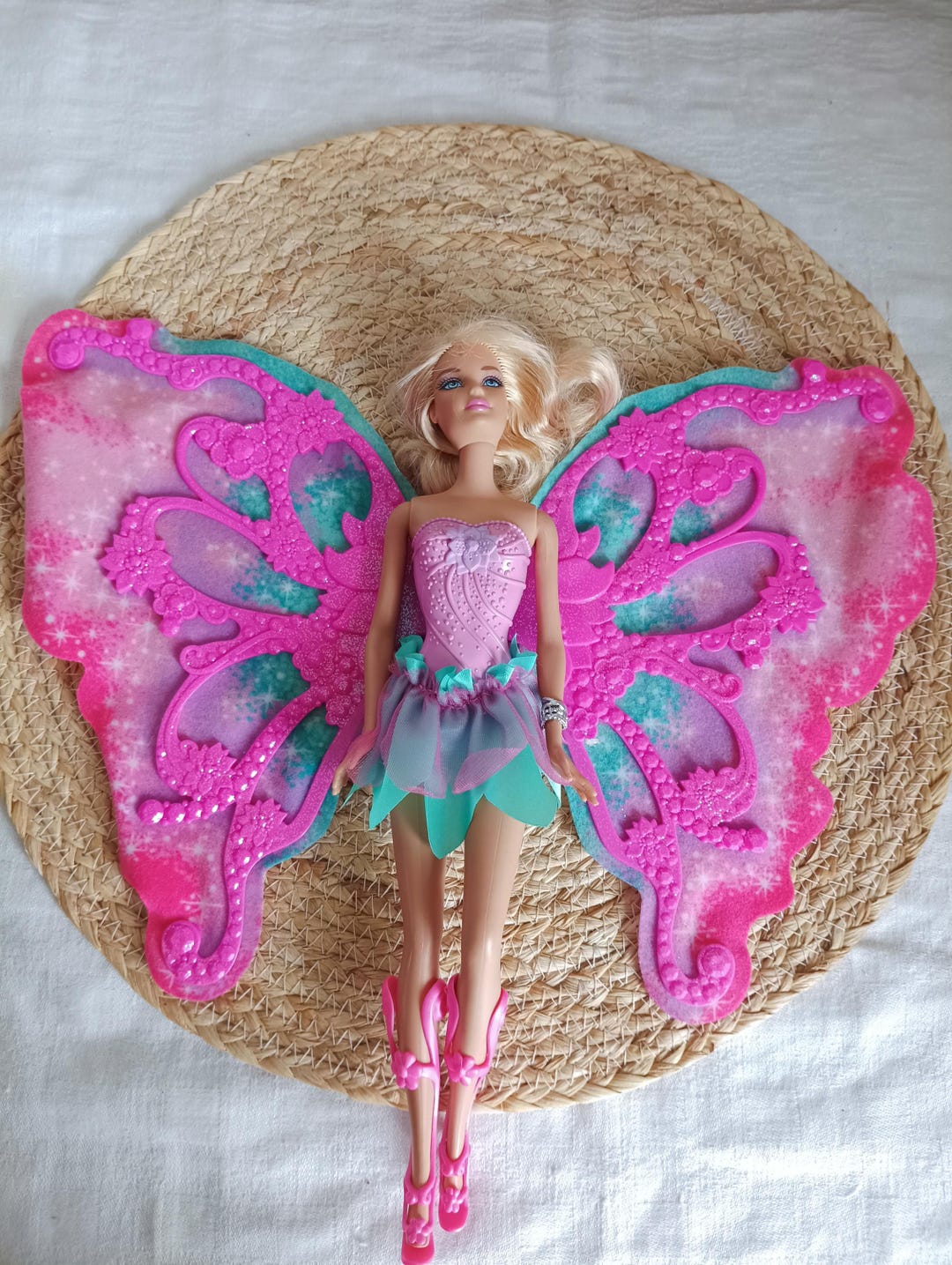Barbie Flower 'n Flutter Fairy Doll - Mattel 2011 - Butterfly Wings ...