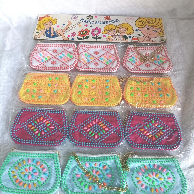 Vtg Beaded Coin Purse - Etsy
