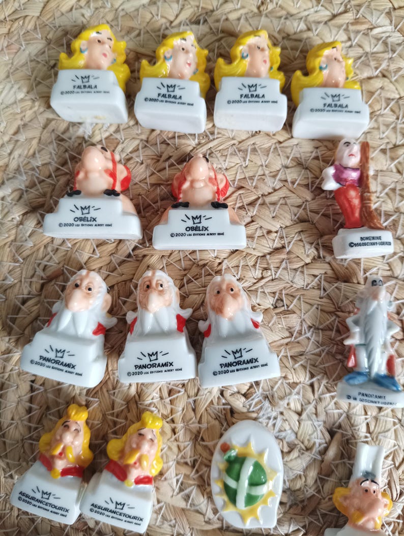 Asterix Collectible Fèves – Vintage Asterix Epiphany Figurines ...