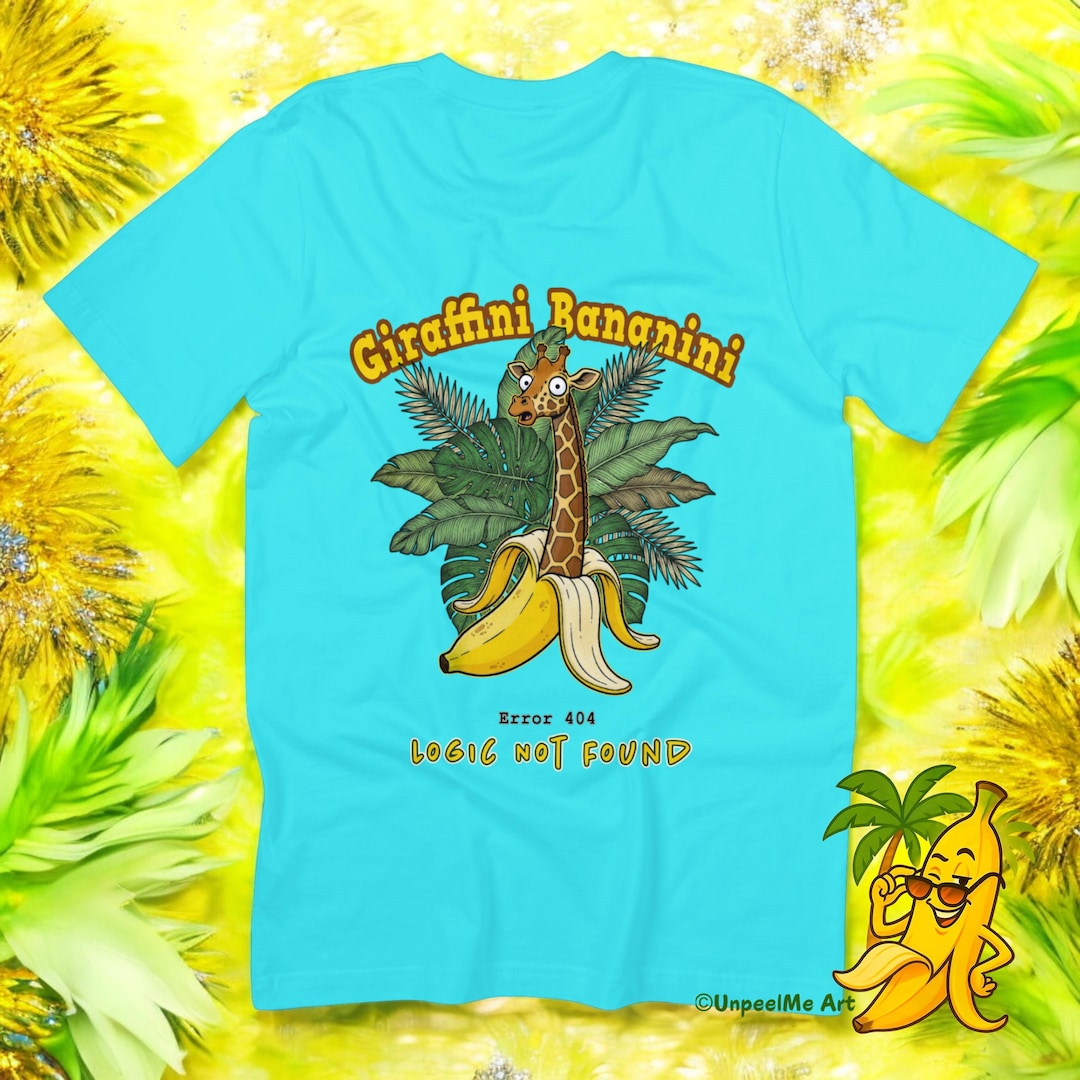 Giraffini Bananini Art Print | Funny Surreal Meme (digital Download) - Etsy