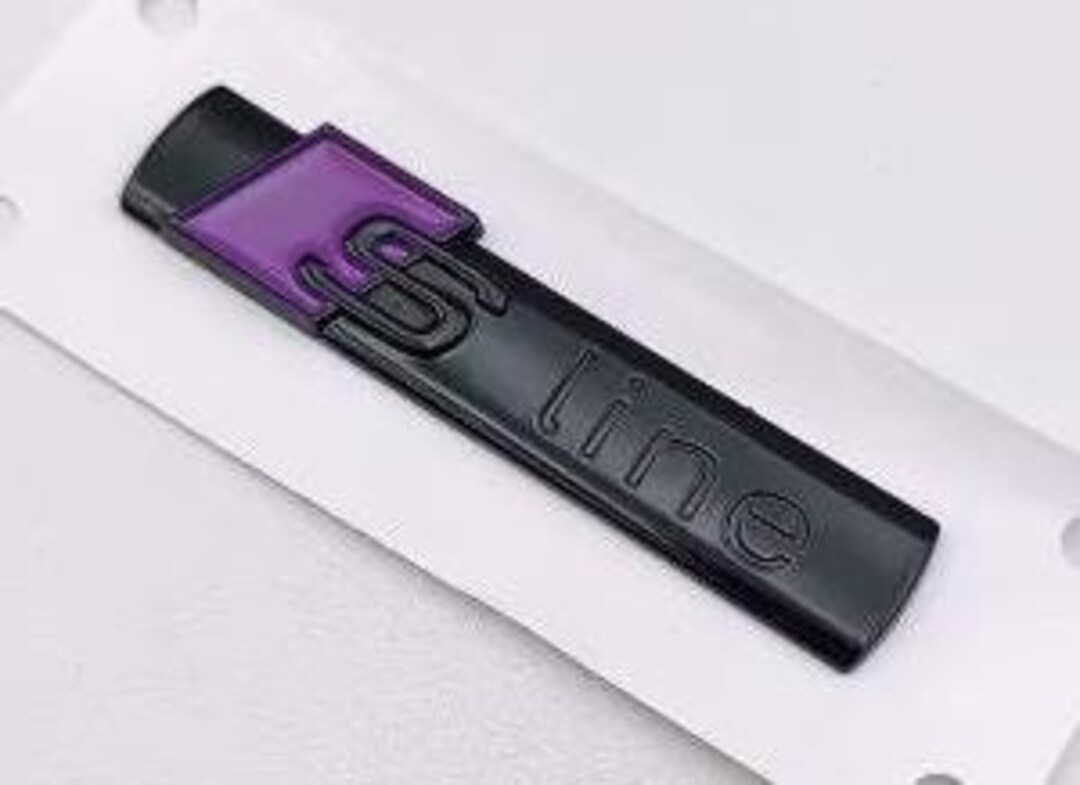 3D Metal S Line Sticker Badge Emblem – Car Styling Logo Decoration for ...