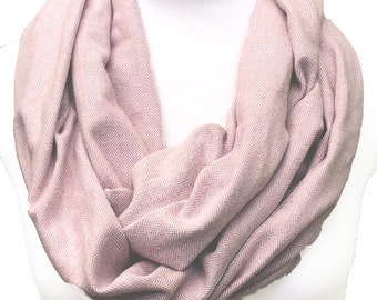 Pink Infinity Scarf | Etsy