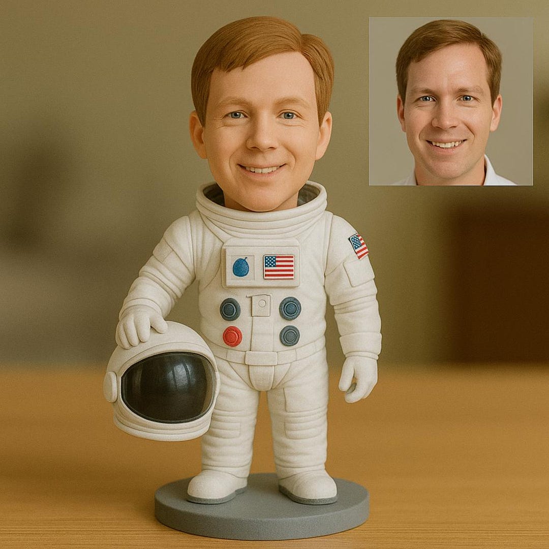 Custom Astronaut Bobblehead – Made From Your Photo - Etsy