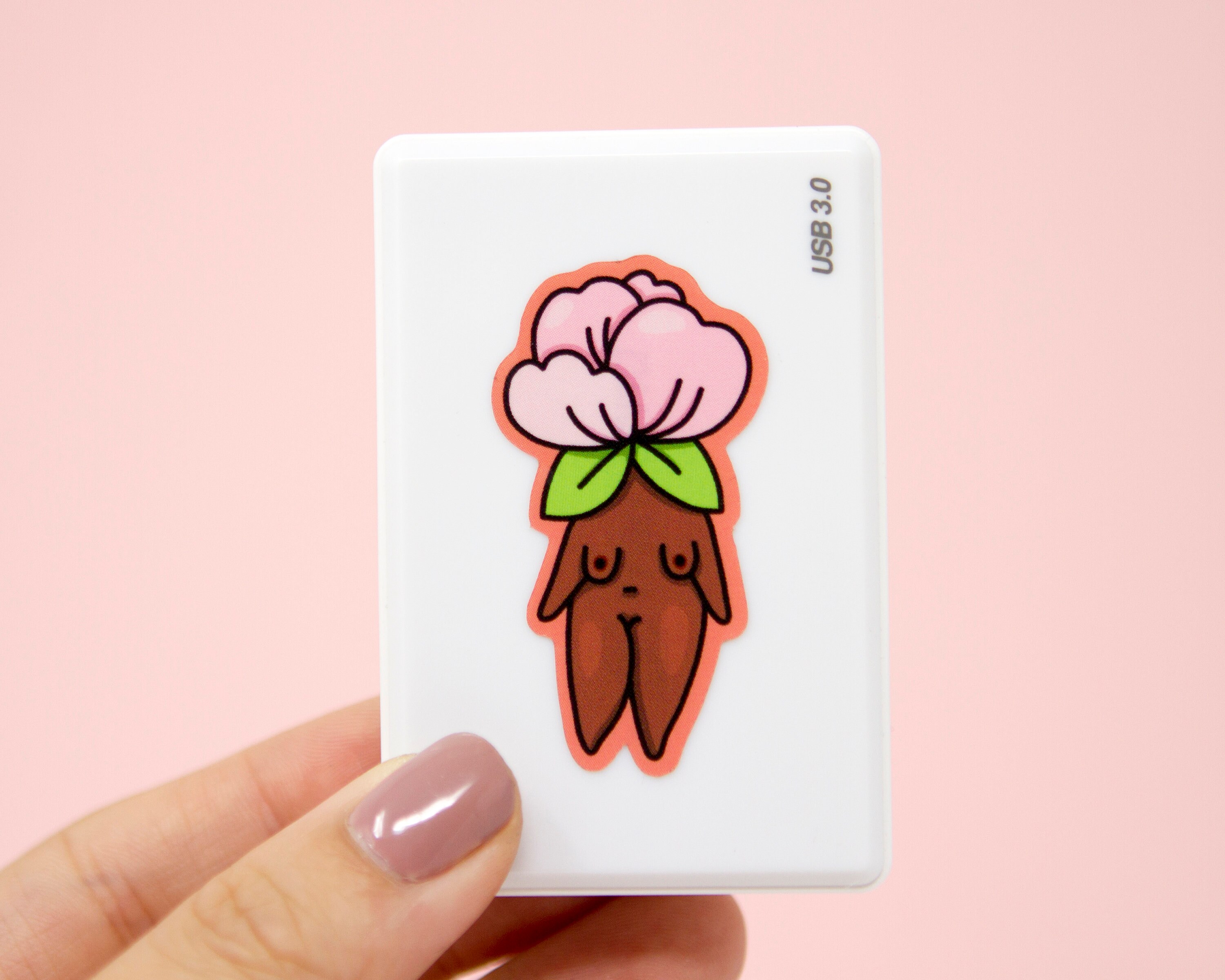 Flower Child Feminist Stickers Vinyl Stickers Waterproof | Etsy