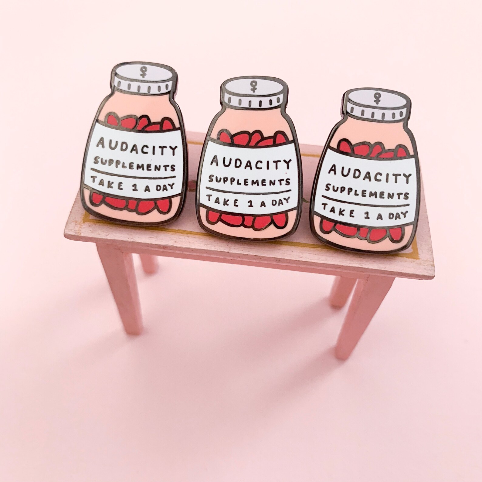 Audacity Enamel Pin Feminist Enamel Pin Blooming Uterus - Etsy