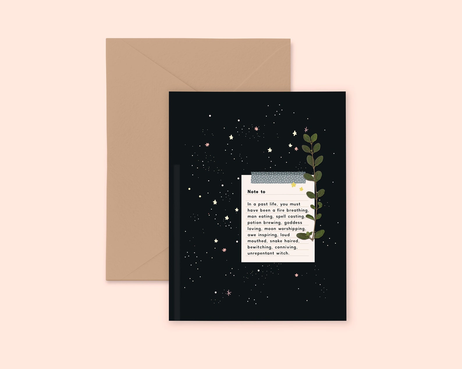 Feminist Greeting Card- Illustrated Motivational Floral Greeting Card ...