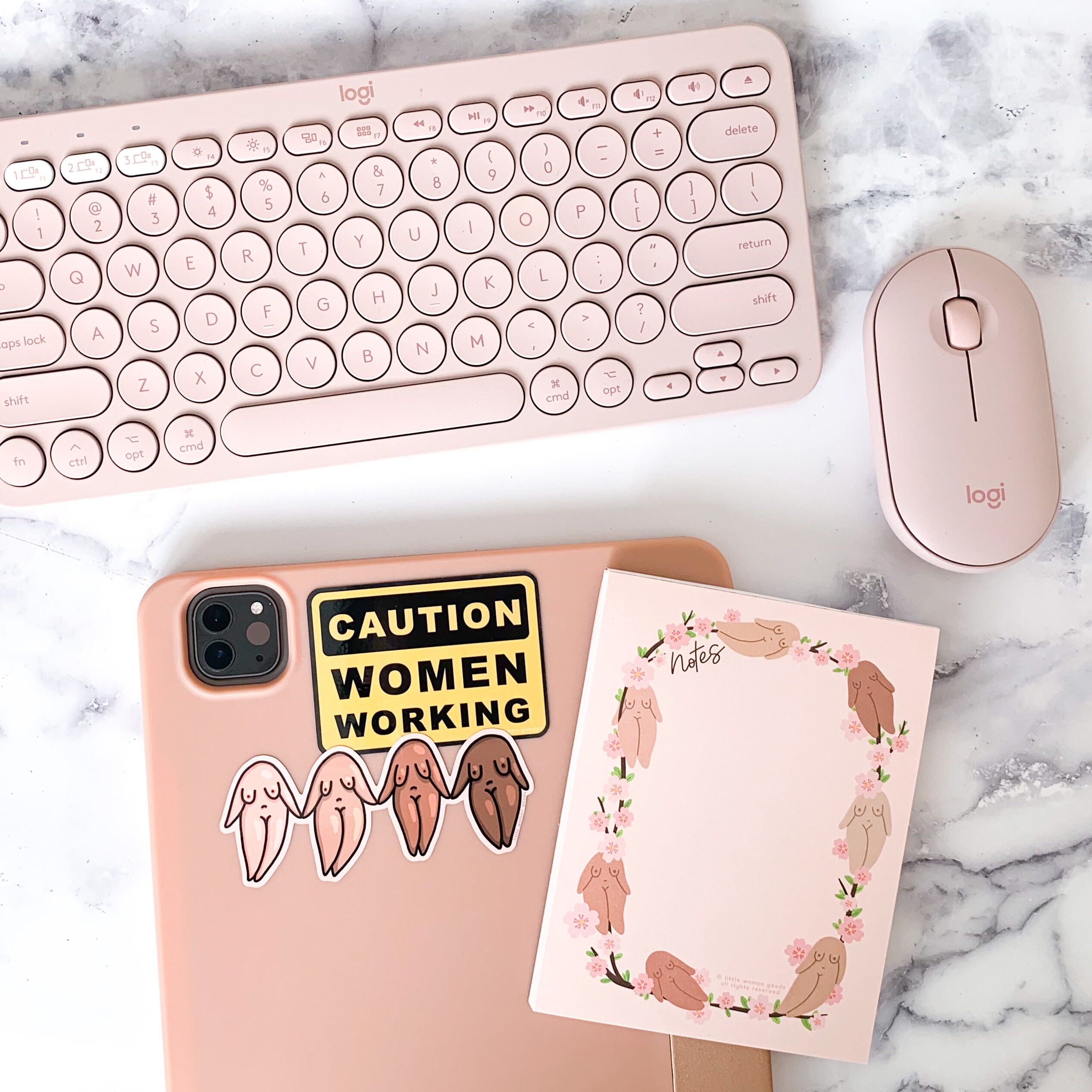 Feminist Sticker Vinyl caution: Women Working | Etsy