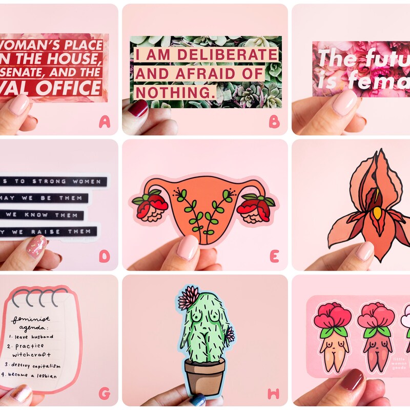Feminist Stickers - Etsy