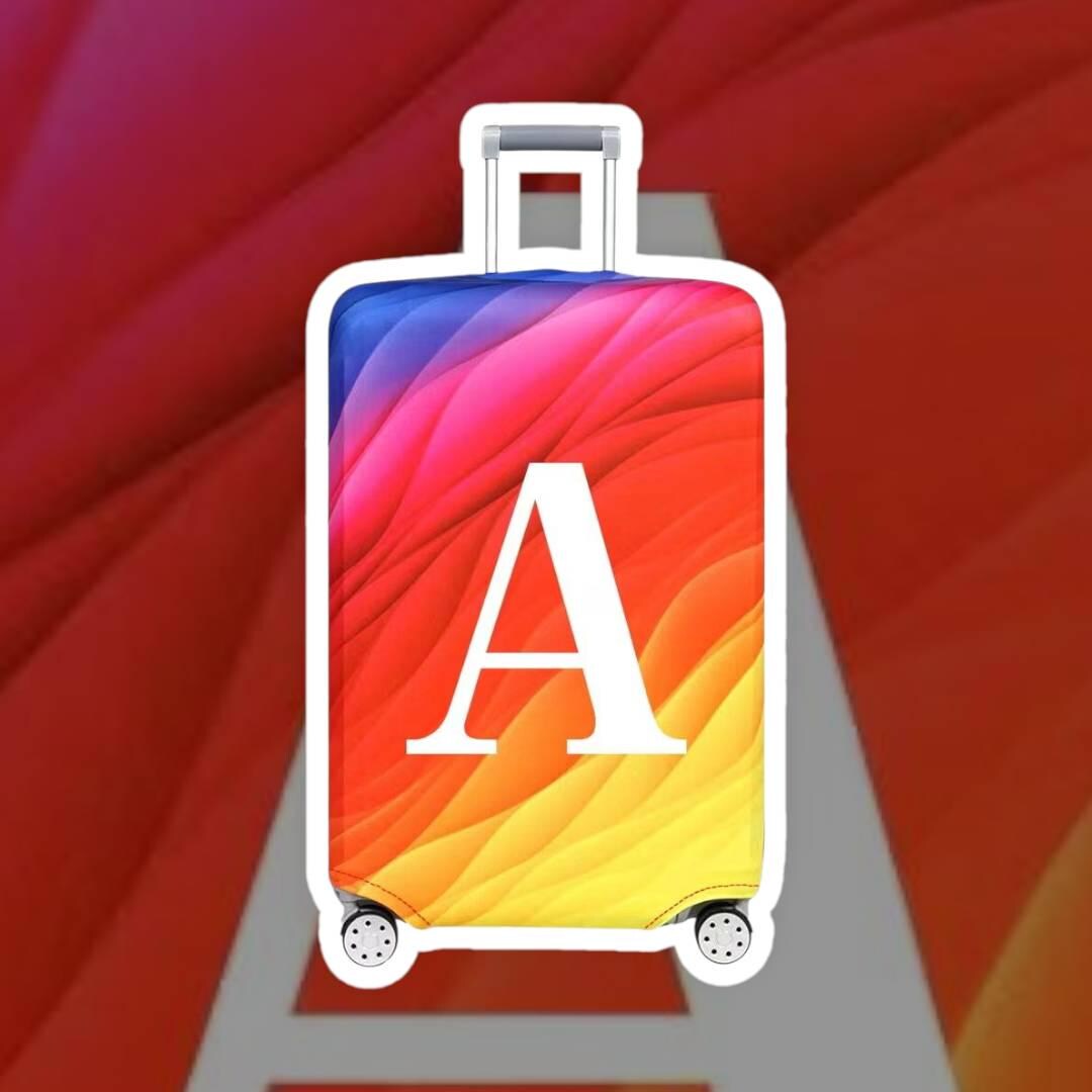 Luggage Covers With Different Letters of the Alphabet A-H /travel ...