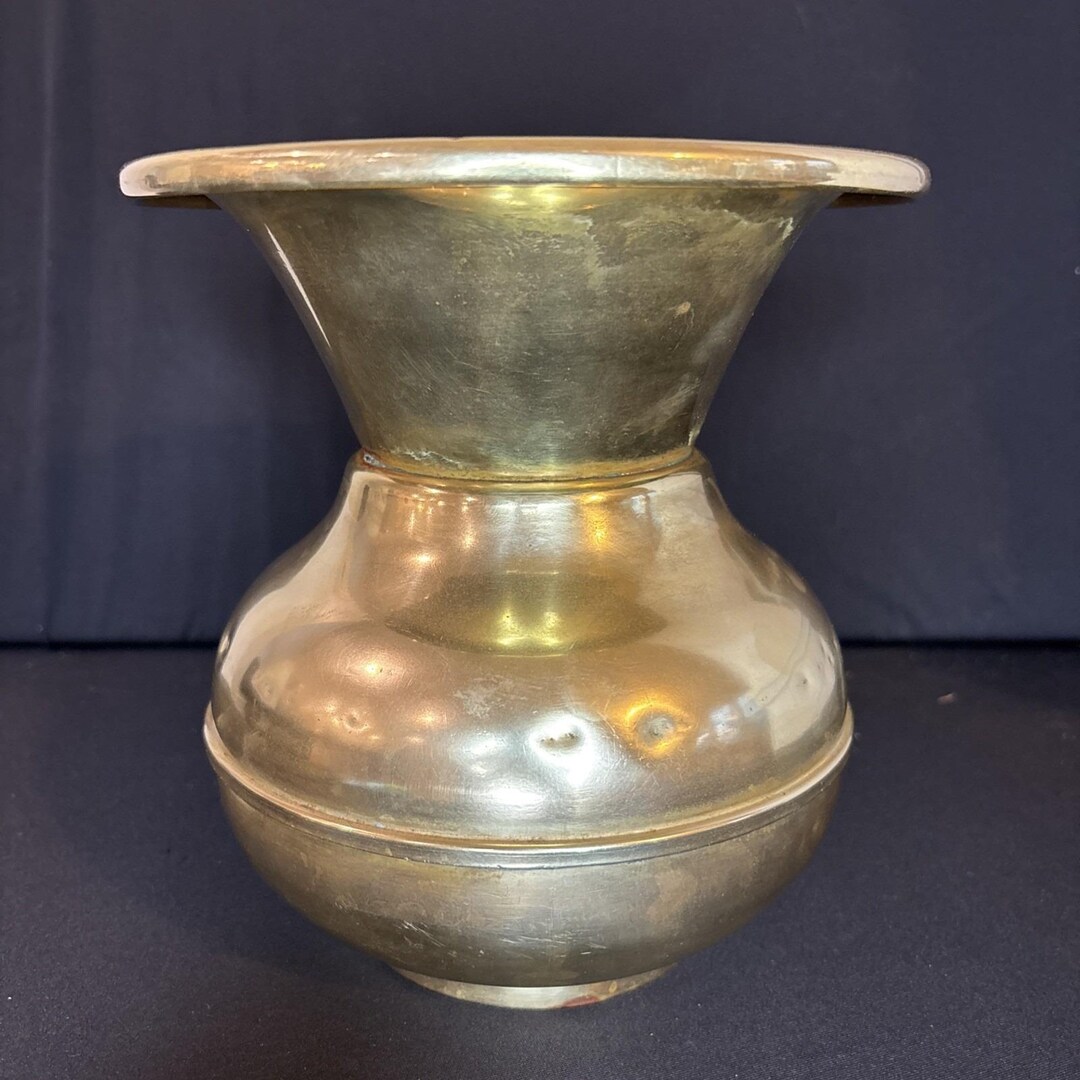 Vintage Brass Spittoon, 7.75 Tall X 7.25 Wide - Etsy