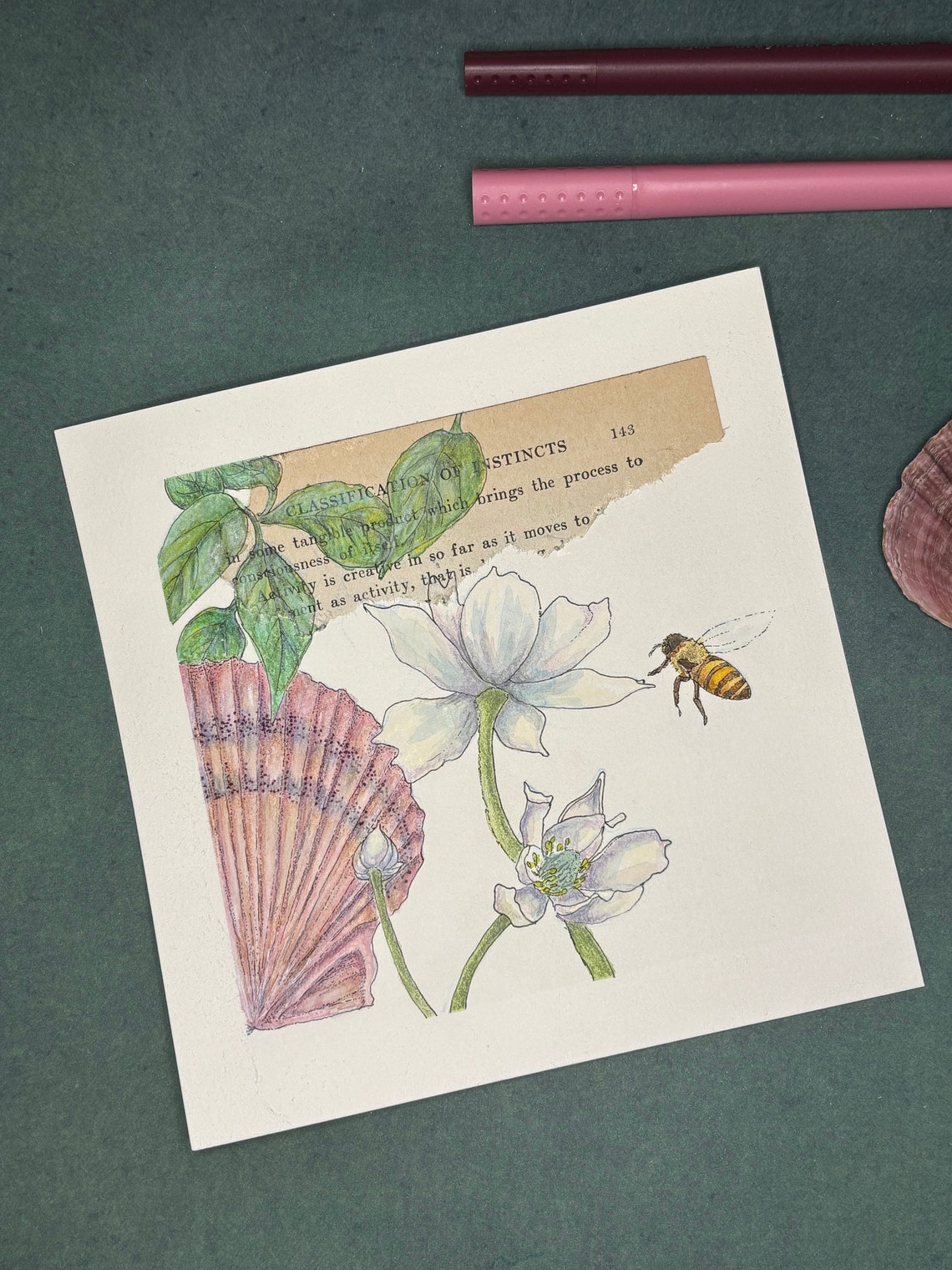 Classification of Instincts- Botanical and Natural Curiosities Archival Print of Original ...