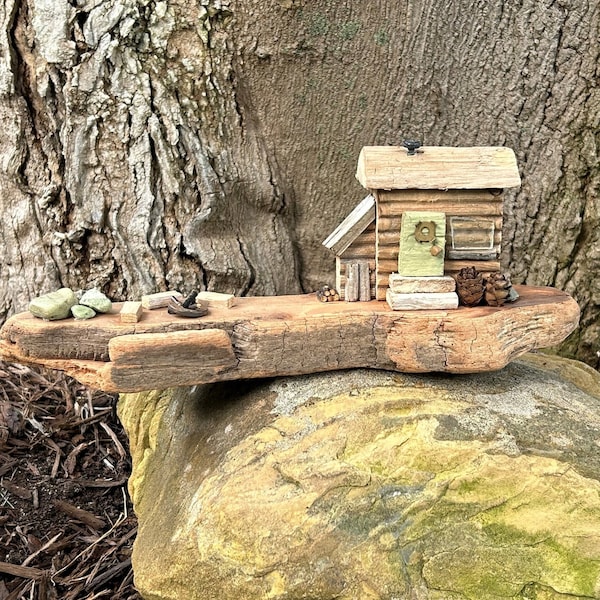 Rustic Log Decor - Etsy