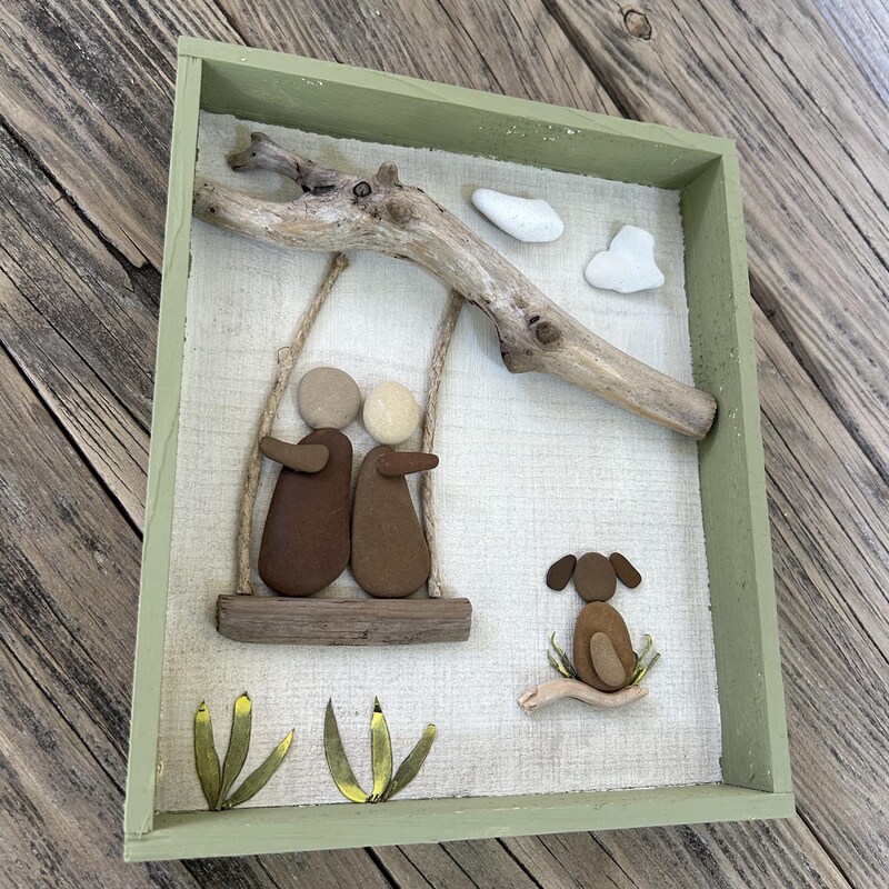 Pebble Art Tree - Etsy