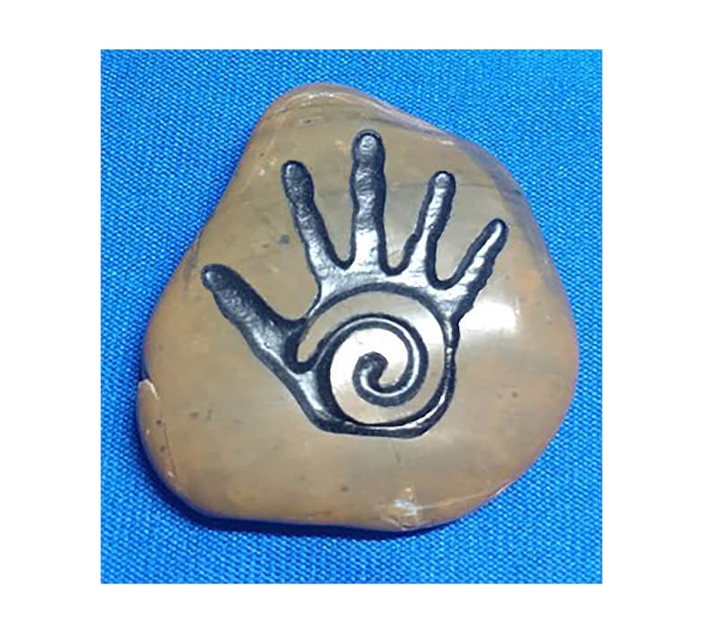 Talistone Healing Hand Petroglyph - Etsy