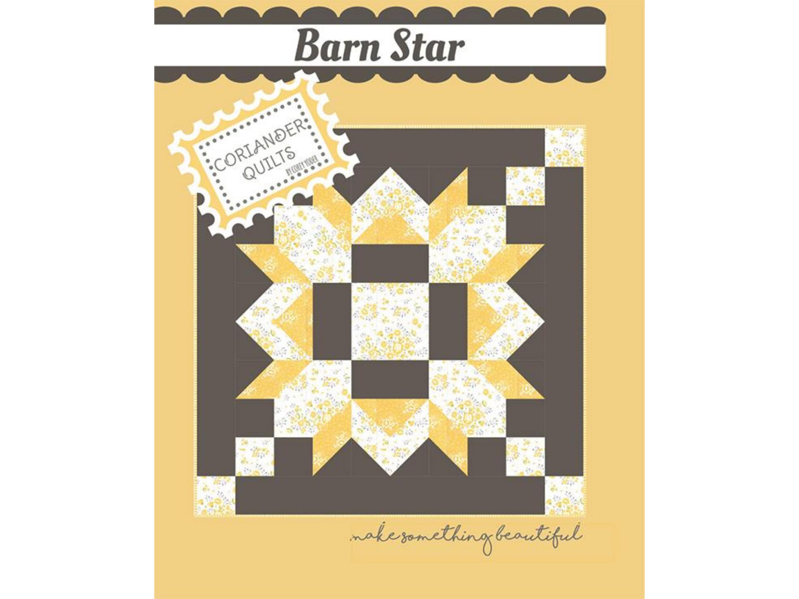 Barn Star Quilt Pattern for Beginners: Easy-to-follow Instructions ...