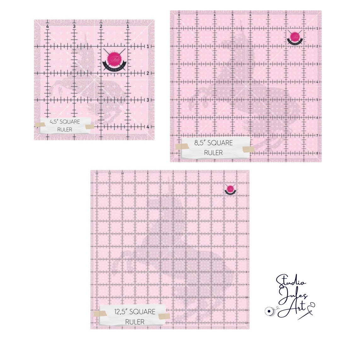 Tula Pink Square Rulers 4.5 8.5 and 12.5 - Etsy