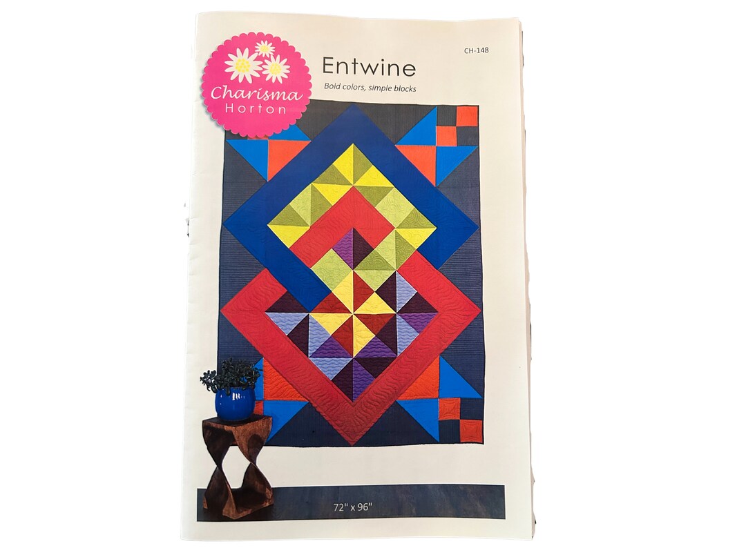 Entwine Quilt Pattern: Modern Patchwork (72x96) - Etsy