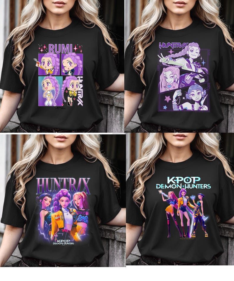 40+ Kpop Demon Hunter Png Bundle, Saja Boy Png, Huntrix Png, Girl ...