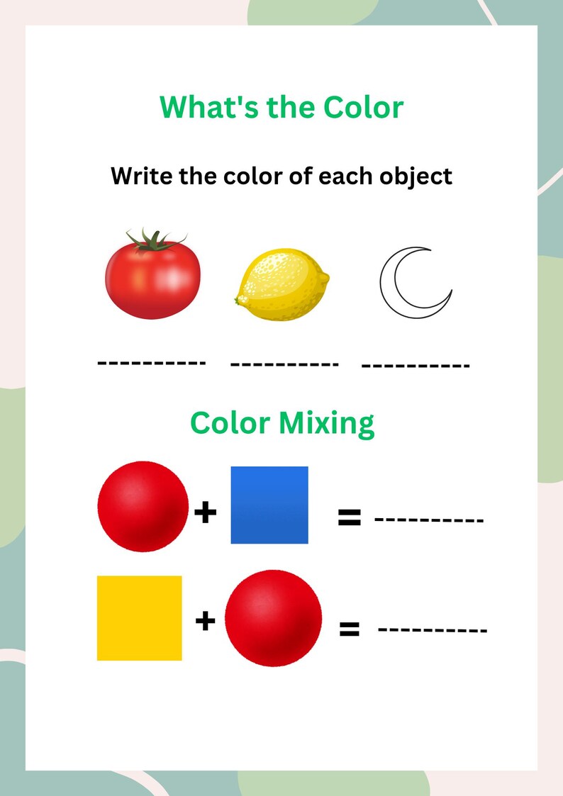 Toddler Busy Book Bundle | 40+ Preschool Learning Worksheets (digital ...