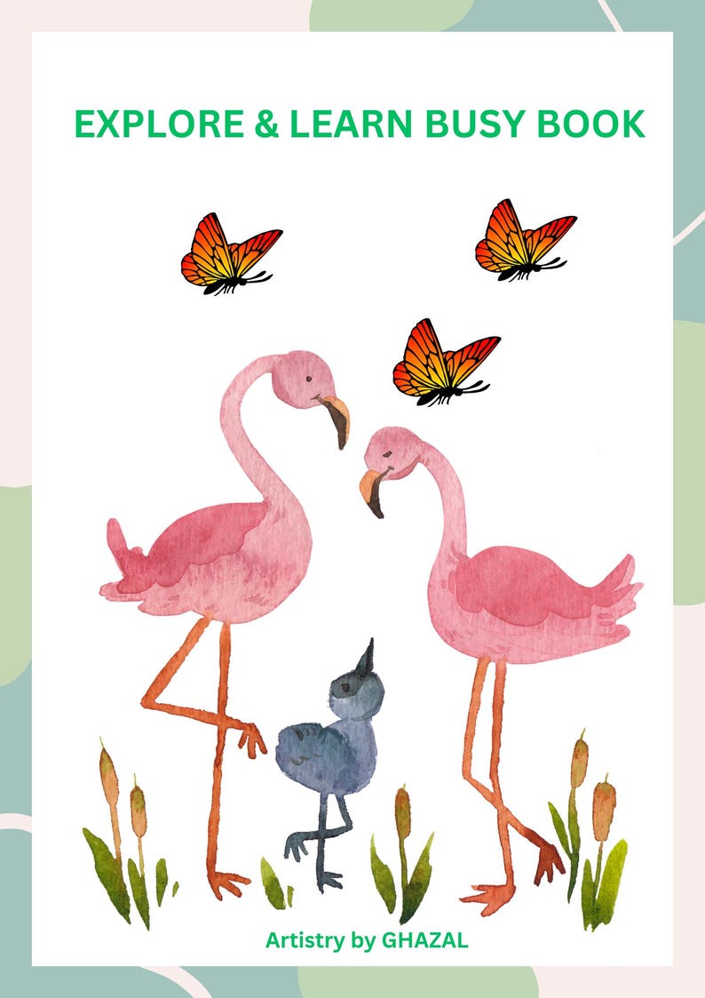 Toddler Busy Book Bundle | 40+ Preschool Learning Worksheets (digital ...