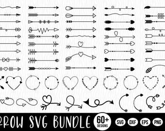 500+ Hand Drawn Doodle Art, Arrows Svg Bundle, Hand Drawn Vector Arrow ...