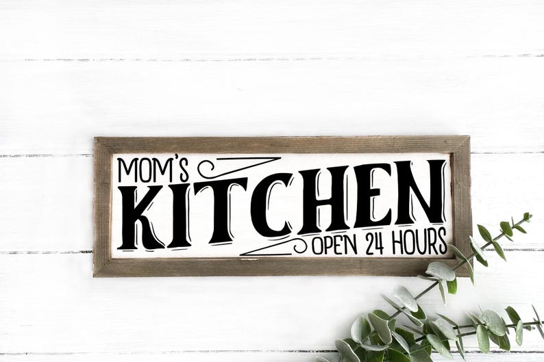 Vintage Kitchen Sign SVG Bundle: Rustic Wall Decor Plaque Cut Files ...